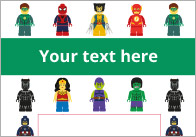Superhero Editable Poster - Printable Early Years Resources (EYFS & KS1 ...