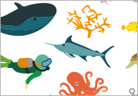 Under The Sea Repeating Pattern - Printable Early Years Resources (EYFS ...
