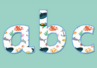 Under The Sea Classroom Display Letters & Numbers - Printable Early ...