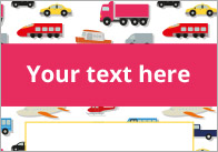 Vehicle Editable Poster - Printable Early Years Resources (EYFS & KS1 ...