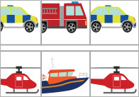 Emergency Vehicles Complete The Pattern Worksheets - Printable Early ...