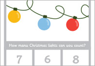 Christmas Lights Count & Peg Activity (Numbers 1-10) - Printable Early ...