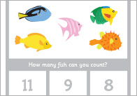 Under The Sea Count & Peg Activity (Numbers 1-20) - Printable Early ...