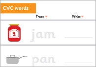 CVC, CCVC & CVCC Writing Worksheets - Printable Early Years Resources ...