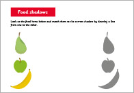 Food Shadow Matching Activity - Printable Early Years Resources (EYFS ...