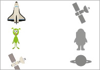 Space Shadow Matching Activity - Printable Early Years Resources (EYFS ...