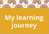 Rainbow Themed Learning Journey Cover (Editable) - Printable Early ...