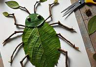 Free Minibeast Leaf Art Activity - Printable Early Years Resources ...